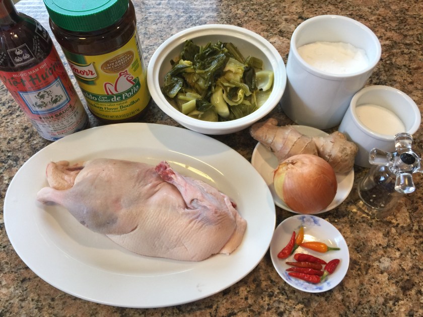 Braised Duck with Pickled Mustard Greens | La Vie Partagée