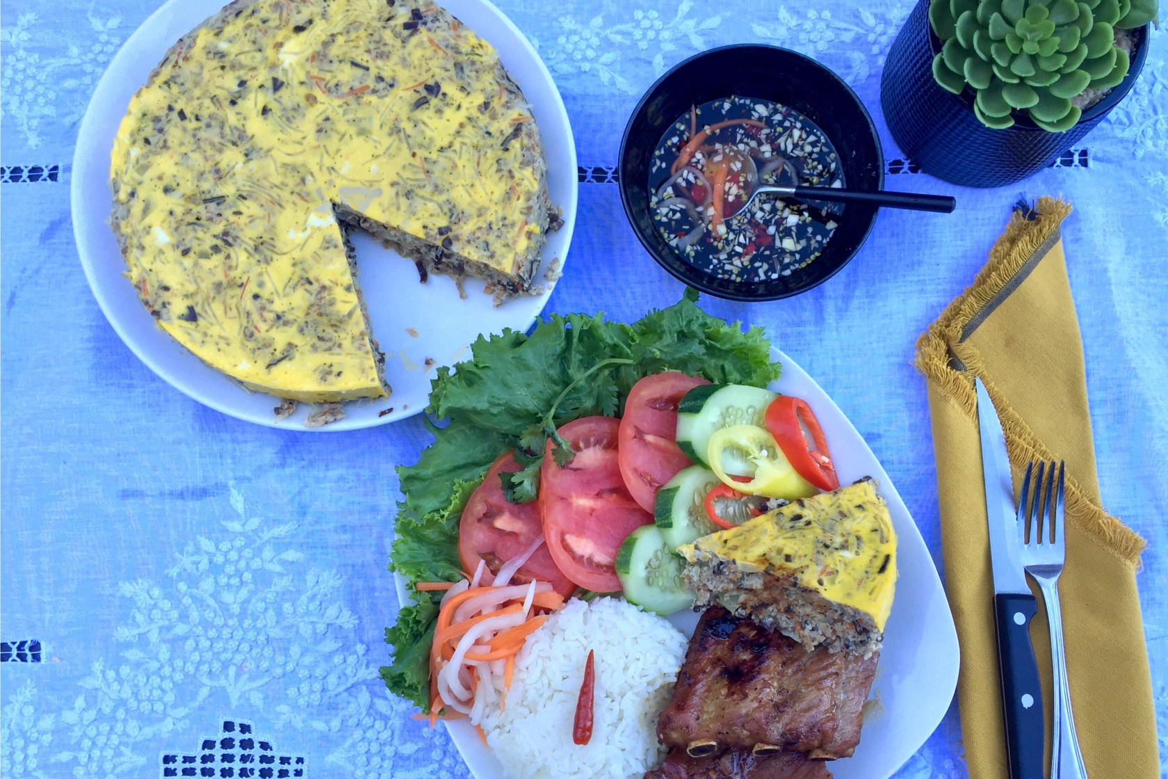 Steamed Egg and Pork Meatloaf/ Chả Trứng Thịt Hấp | La Vie Partagée