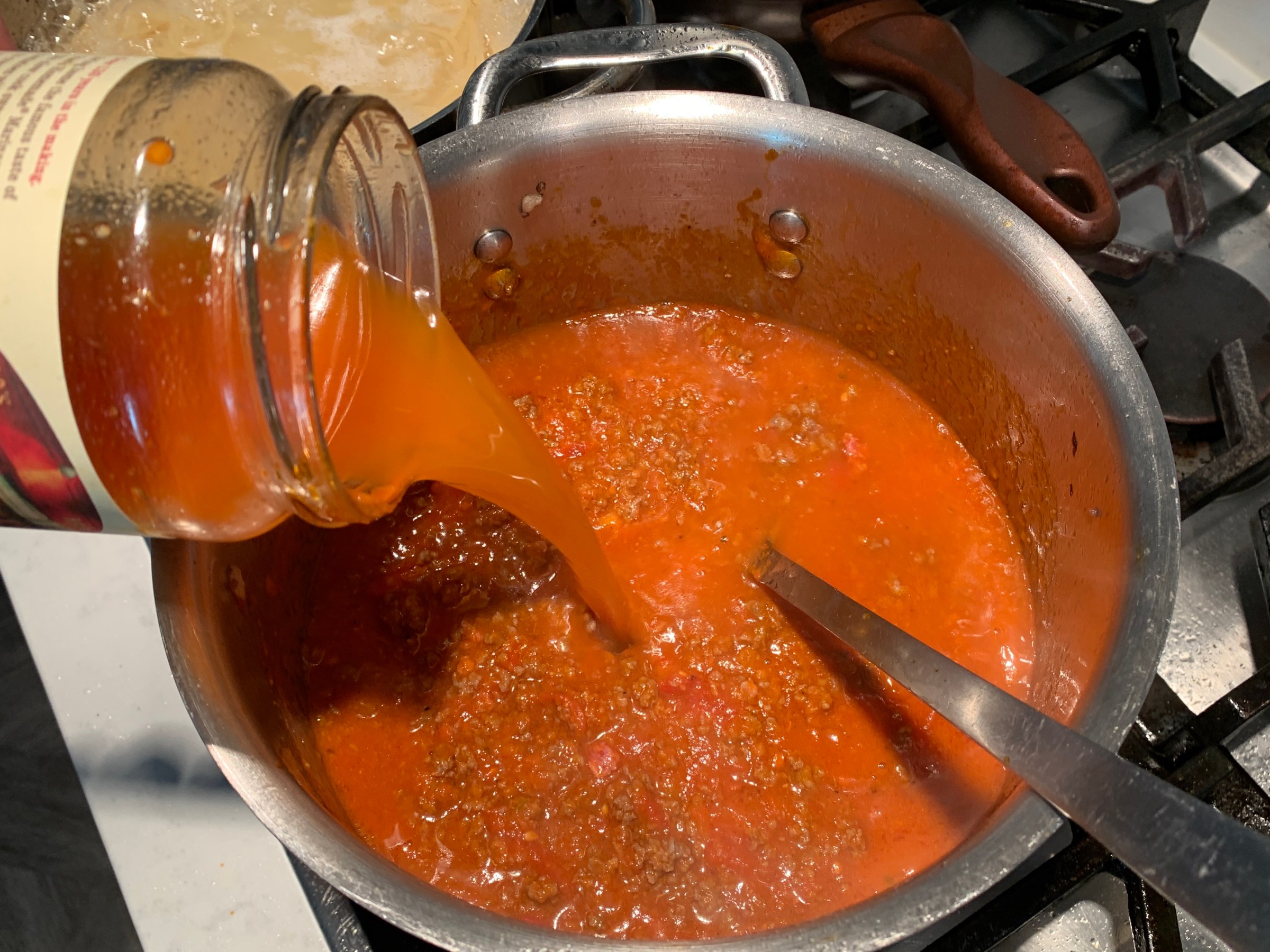Mom’s Superghetti / Easy Spaghetti with Sausage and Meat Sauce | La Vie ...